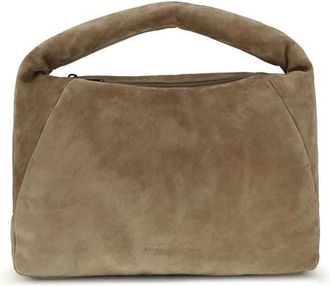 Brunello Cucinelli Femme, Sacs, Beige, Taille: ONE Size Bos Taurus Shoulder Bag