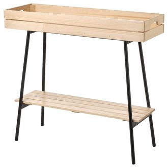 IKEA VANILJST&Aring;NG Pflanzenst&auml;nder, 67 cm, Kiefer / Schwarz