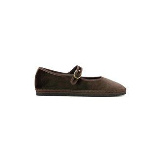 Nokwol Mel Velvet Mary Jane - - Shoes - Damen - Braun - 36 EU