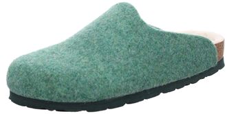 Rohde Damen Pantoffeln Hausschuhe Filz Alba 6061, Größe:43 EU, Farbe:Grün