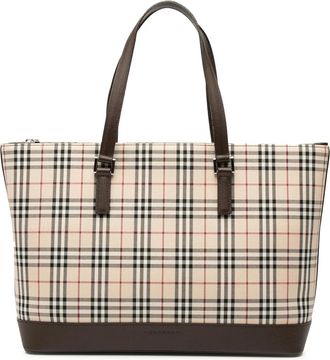 Burberry Shopper - House Check Canvas Tote - Gr. unisize - in Braun - f&uuml;r Damen