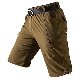 Generic Short d&eacute;t&eacute; court pour homme - Pantalon cargo l&eacute;ger &agrave; s&eacute;chage rapide - Pantalon de sport dext&eacute;rieur avec poches multiples - Pantalon cargo - Pantalon d