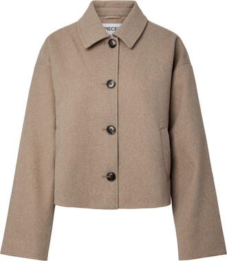 Pieces Pcaya Short Coat Noos Bc