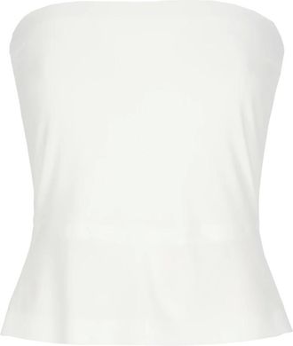 Norma Kamali Femme, Tops, Blanc, Taille: 42 FR Tube Top
