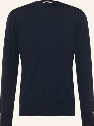 Stefan Brandt Pullover Enno Aus Merinowolle blau