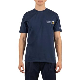 Saint Barth Herren, Oberteile, Blau, SGr&ouml;&szlig;e