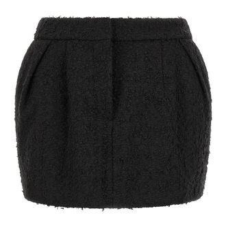 Magda Butrym Femme, Jupes, Noir, Taille: 34 FR Jupe 14 Mini Jupe