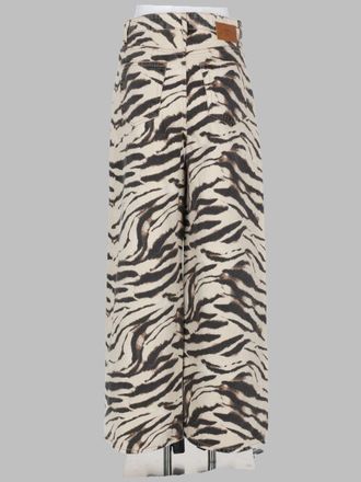 Ganni Wide-Leg Organic Cotton Jeans - Multicolor