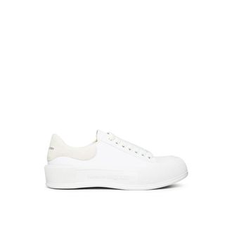 Alexander McQueen Deck Plimsoll Schn&uuml;r-Sneakers - - Shoes - Damen - Wei&szlig; - 40 EU