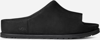 UGG Otzo Slide f&uuml;r Herren in Black, Gr&ouml;&szlig;e Nubukleder