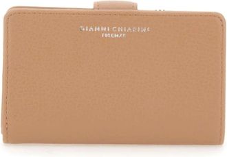 Gianni Chiarini Femme, Accessoires, Beige, Taille: ONE Size Grain Wallet