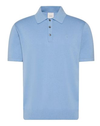 Calvin Klein Strick-Poloshirt aus Baumwolle mit Label-Stickerei, Regular Fit in