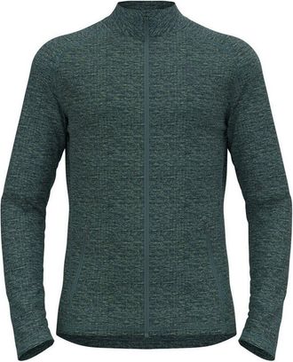 Odlo Fleecejacke Tenica Mid Layer Full Zip (weich aufgebürstete Innenseite) arcticgrün