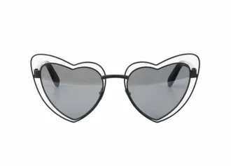 Saint Laurent Black Heart Shaped Loulou Sunglasses