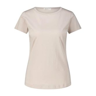 Stefan Brandt Baumwoll T-Shirt mit Rundhalsausschnitt - - Tops - Damen - Beige - L