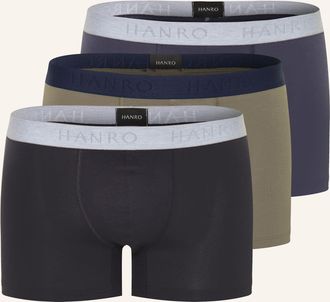 Hanro 2er-Pack Boxershorts Cotton Essentials gruen