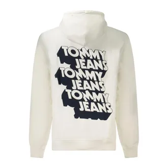 Tommy Hilfiger Logo-Embroidered Cotton Sweatshirt - White