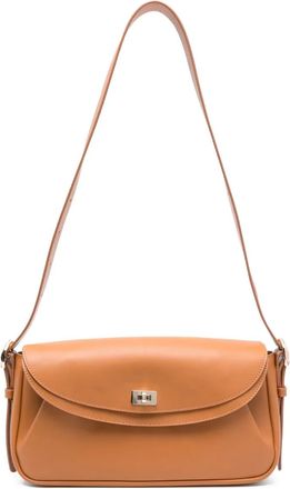 Sandro sac porté épaule en cuir - Marron