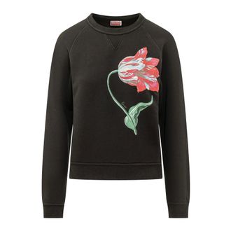 Kenzo Damen, Sweatshirts & Hoodies, Schwarzk, LGr&ouml;&szlig;e