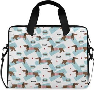 Alaza Sac pour ordinateur portable de 40,6 &agrave; 15,6 pouces, sac &agrave; bandouli&egrave;re mignon pour ordinateur portable de 40,6 &agrave; 15,6 cm, sac fourre-tout pour femme, h