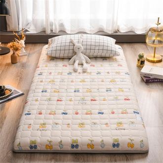 Generic Japanische Futonmatratze, 5 cm dick, doppelt, fest, Schaumstoff mit hoher Dichte, vielseitig einsetzbar, Linderung von Rückenschmerzen, tragbare und F