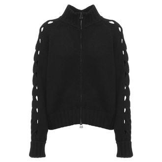 D.exterior Woll-Kaschmir-Strickjacke - - Knitwear - Damen - Schwarzk - XS
