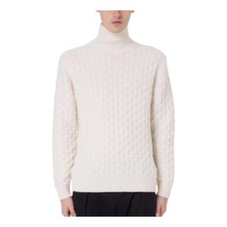 Paolo Pecora Stilvolle Strickware A043 F002 - - Knitwear - Herren - Wei&szlig; - M