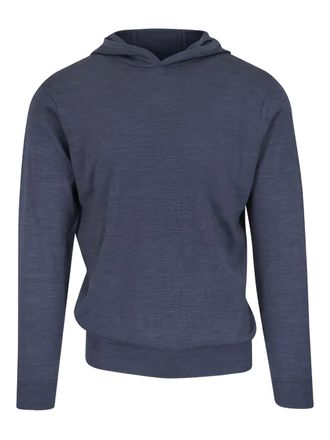 Peter Millar Melierter Hoodie - Blau