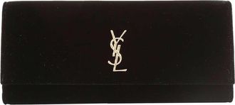 Saint Laurent Kate Velvet Clutch