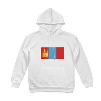 Generic Sweat &Agrave; Capuche Mongolie Drapeau pour Femme Adultes Et Adolescents Doublure Polaire Sweatshirt pour Patriotes Hoodie Femmes Femmes Pull &Agrave; Capuche pour