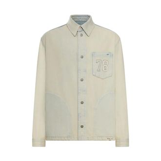 Golden Goose Homme, Vestes, Beige, Taille: M Veste en jean