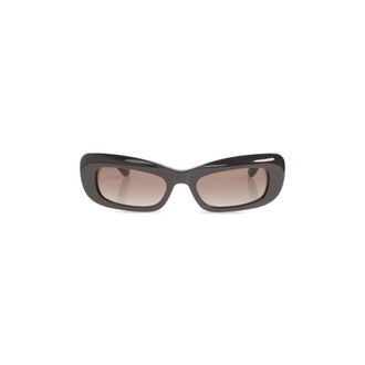 Balenciaga Diva Rectangle Sonnenbrille - - Accessories - Damen - Braun - ONE SIZE