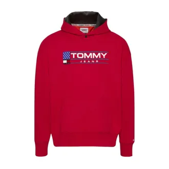 Tommy Jeans Herren Hoodie RLX Modern Sport - - Sweatshirts & Hoodies - Herren - Rot - S