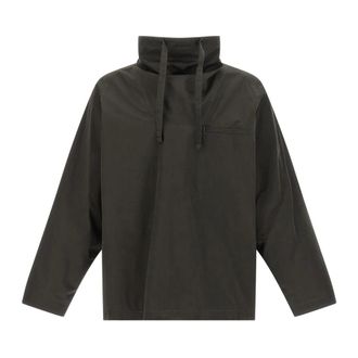 Christophe Lemaire Homme, Vestes, Brun, Taille: S Vareuse &agrave; col chemin&eacute;e