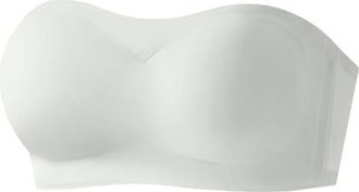 Generic Soutien-gorge bandeau sans bretelles push-up antid&eacute;rapant sans couture pour robes d&eacute;t&eacute; &agrave; &eacute;paules d&eacute;nud&eacute;es sous-v&ecirc;tements pour femme Soutien-gorge dos 