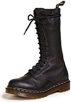Dr. Martens 1b99 Virginia Black, Chaussures bateau Femme, Noir (Black Virginia), 43