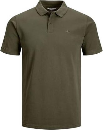 Jack & Jones Jjebasic Polo SS Noos, Homme, Vert (Olive Night Detail: Slim Fit), XX-Large