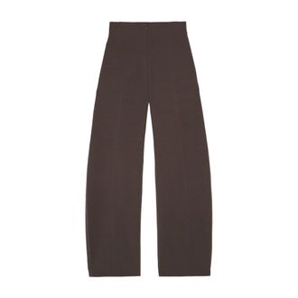 Cortana High-Waisted Braune Hose - - Trousers - Damen - Braun - XL