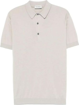 John Smedley Homme, Tops, Beige, Taille: XL Adrian Shirt SS
