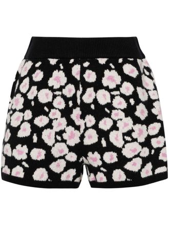 UGG Shaina Shorts mit Leoparden-Print - Blau