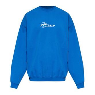 VETEMENTS Crewneck Sweatshirt - - Sweatshirts & Hoodies - Herren - Blau - S