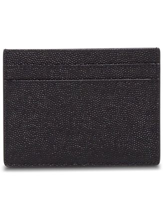 Saint Laurent Mens Card Holder Black Leather Calfskin Accessory