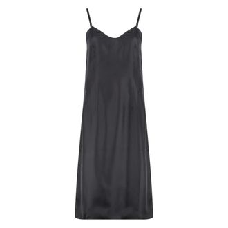 Prada Seidenes Minikleid mit d&uuml;nnen Tr&auml;gern - - Dresses - Damen - Schwarzk - M
