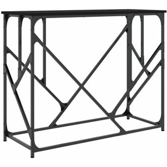 vidaXL Konsolentisch Schwarz 100x40x80 cm Holzwerkstoff Vidaxl