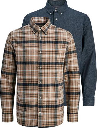 Jack & Jones Jack & Jones Hemd-Set Blubarkley 12294328 Beige Regular Fit