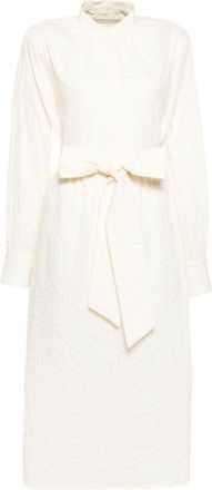 Forme Dexpression robe-chemise en coton - Tons neutres