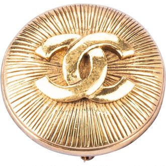 Chanel Ring - Chanel Golden CC Starburst Brooch - Gr. ONE SIZE - in Mehrfarbig - f&uuml;r Damen