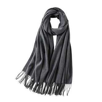Generic &Eacute;charpe dautomne et dhiver pour femme - &Eacute;l&eacute;gante &eacute;charpe en tricot - Douce et chaude - &Eacute;charpe fine - &Eacute;charpe longue en cachemire - Accessoire dhiver,
