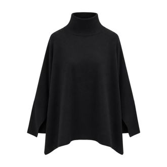Liviana Conti Col roul&eacute;s - Femme - Pulls - Noir - Taille: 44 FR
