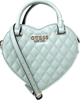 Guess Femme, Sacs, Vert, Taille: ONE Size Atabey Heart Bag